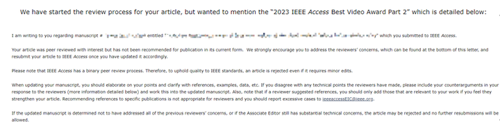 有同学在2022年投过IEEE ACCESS吗，编辑多久会返回意见呢？ - 知乎