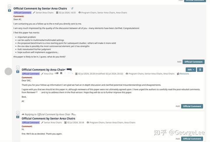 如何看待ACM MM2024审稿结果？ - 知乎