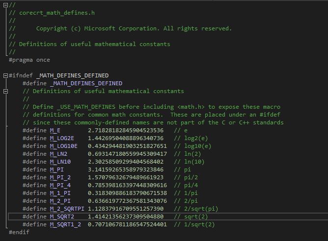 C++中π怎么编写? - 知乎
