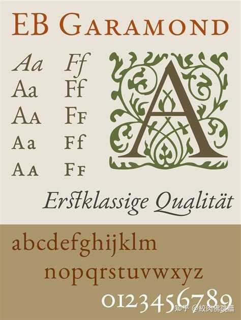 Garamond 系列有什么免费可商用的字体吗? - 知乎