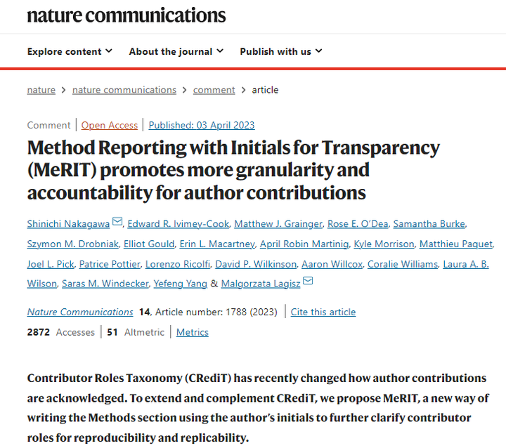 Sci论文最后的作者贡献声明意义是什么，对判断论文的一作，二作会有影响吗？ - 知乎