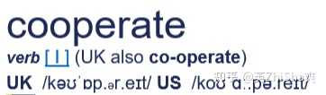cooperate和co-operate有什么区别？ - 知乎
