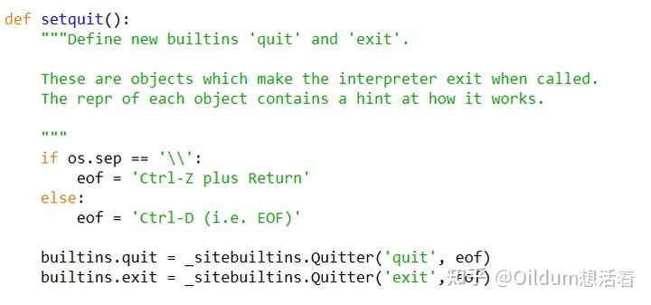 python exit()与quit()的区别是什么？ - 知乎