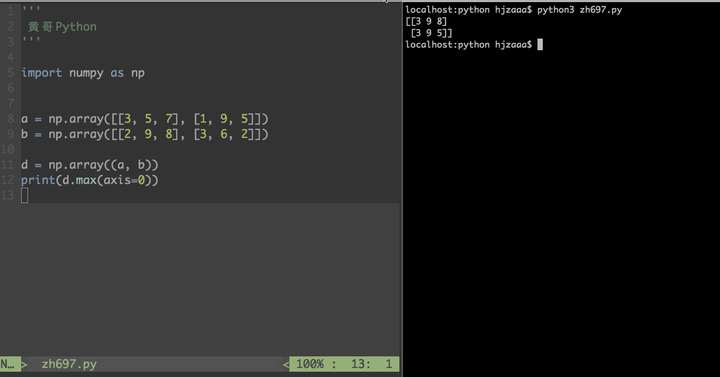 Python的Numpy操作：如何实现逐个元素取最大值，组成新array？ - 知乎