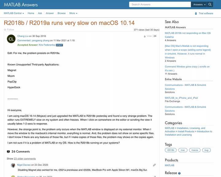 macos上matlab一打开就卡死，是什么情况? - 知乎