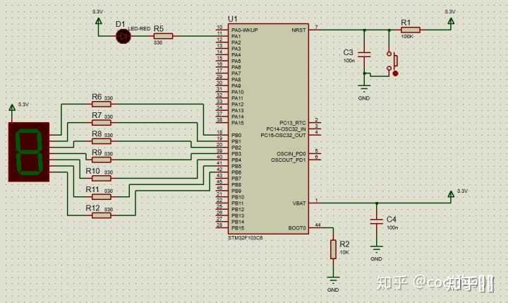 为什么proteus仿真stm32不用搭最小系统？ - 知乎