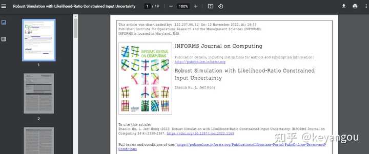 怎么在informs上下载文章? - 知乎