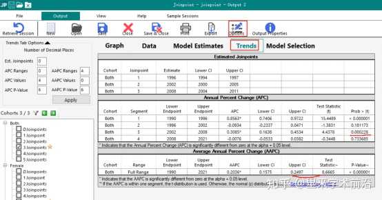 joinpoint软件求解？ - 知乎