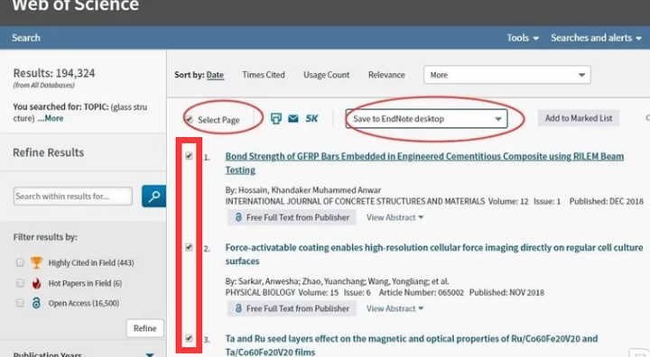 如何批量下载web of science上的文献？ - 知乎