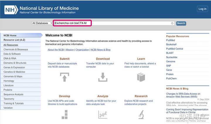 在NCBI上如何查找含目标基因的细菌的全基因序列？ - 知乎