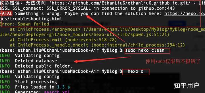 搭建hexo博客时出现spawn Failed怎么解决 知乎 