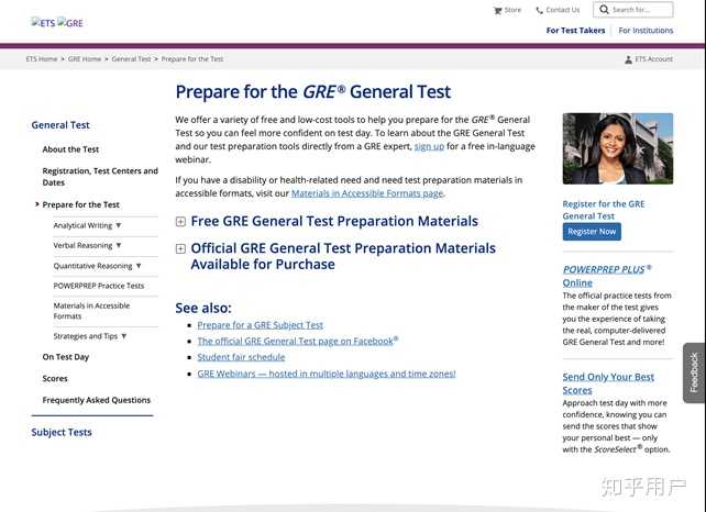 GRE报名成功后怎样从官网获取模考软件和教材？ - 知乎
