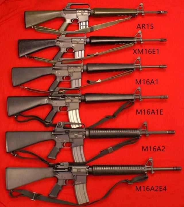 如何区分m16步枪的a1 a2 a3 a4四个型号? - 知乎