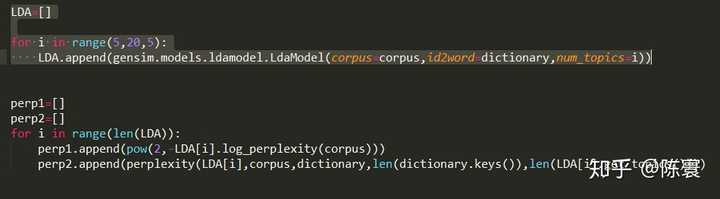 python gensim里的log_perplexity得出的结果是困惑度吗？ - 知乎