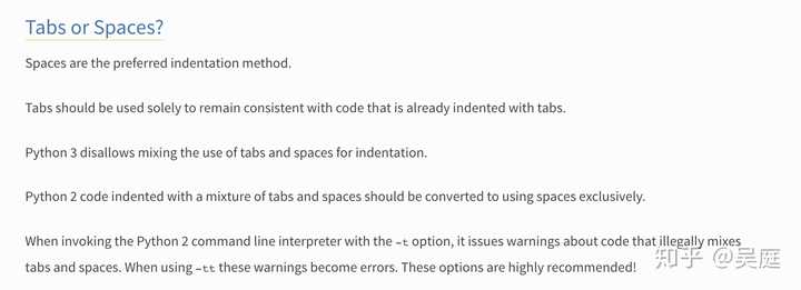 Python代码应该用空格缩进还是用tab缩进？ - 知乎
