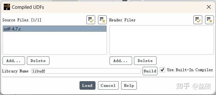 fluent导入UDF点击load就会报错 ？ - 知乎