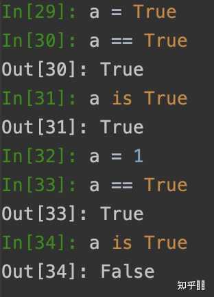 python中应该用a is True还是a==True? - 知乎