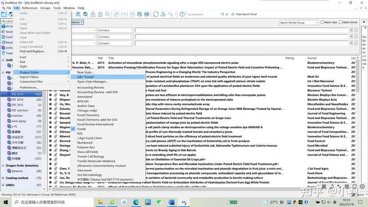 请问Endnote参考文献怎样在DOI号前加上“DOI:”，每次Word呈现的是编号而非固定字体? - 知乎