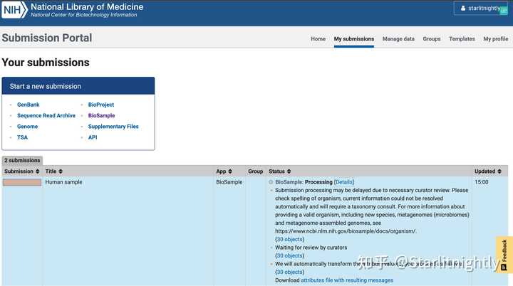 ncbi上传数据biosample上传后想修改samplename怎么办啊？ - 知乎