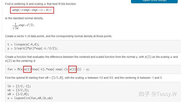 最小二乘法求解二元方程组，matlab的lsqnonlin函数用法？ - 知乎