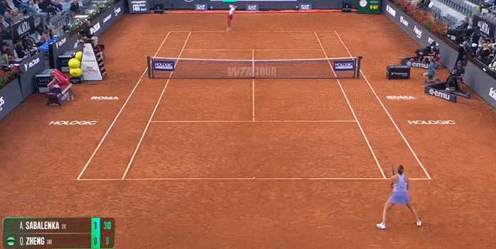 如何看待郑钦文在罗马 WTA1000 四分之一决赛中 2:0 战胜萨巴伦卡？ - 知乎