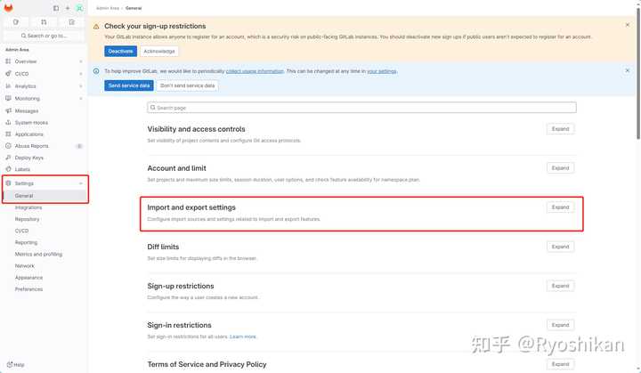 gitlab 导入项目问题, import project? - 知乎