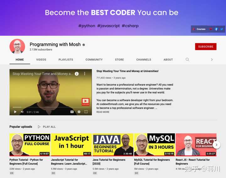 b站上有什么内容质量较高的mysql的教程嘛？ - 知乎