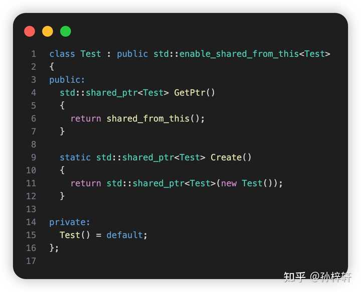 std::enable_shared_from_this 有什么意义？ - 知乎