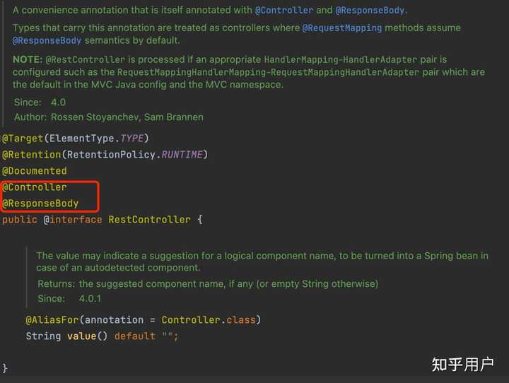 RestController 与 Controller 的区别有哪些？ - 知乎