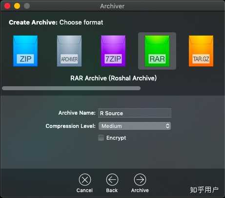 Mac有什么压缩软件是支持压缩rar格式的？ - 知乎