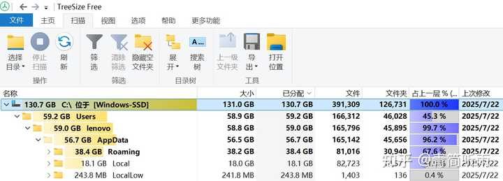 C盘APPData目录如何清理，目前占用了几十G？ - 知乎