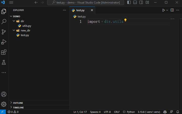vscode python的文件自动时自动更新Import设置在哪儿？ - 知乎