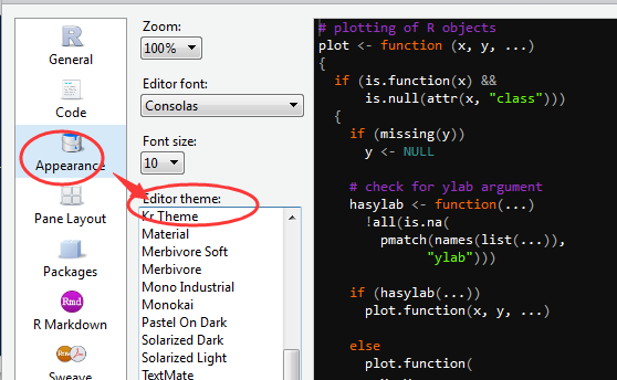 如何自定义RStudio的主题颜色? - 知乎