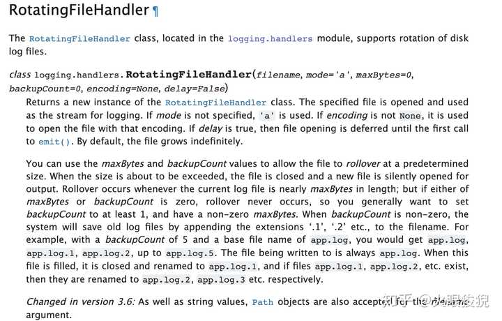 Python的RotatingFileHandler如何使用？ - 知乎