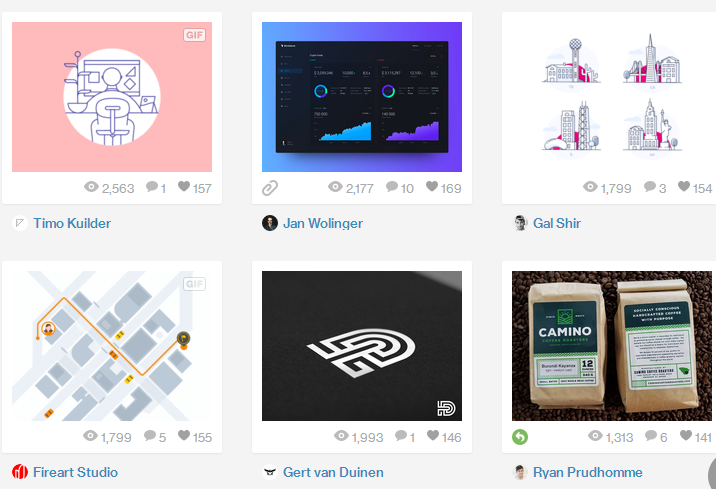 Dribbble 该如何正确使用？ - 知乎