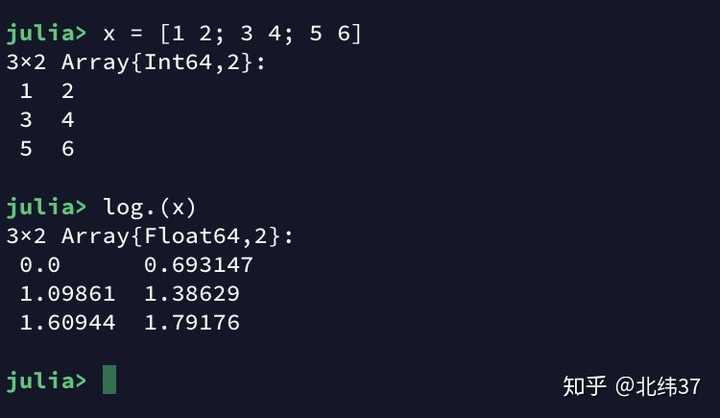 julia怎么计算一个张量的对数函数log（tensor），或者exp（tensor），不是对元素算？ - 知乎
