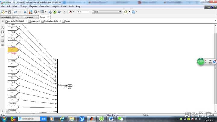 simulink中powergui输出口宽度报错怎么改? - 知乎