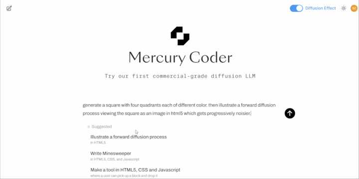 如何评价Inception Lab的扩散大语言模型Mercury coder? - 知乎
