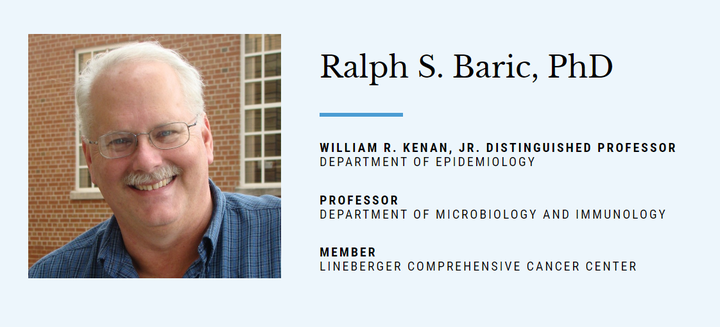 如何评价冠状病毒专家拉尔夫·巴里克 Ralph Baric？ - 知乎