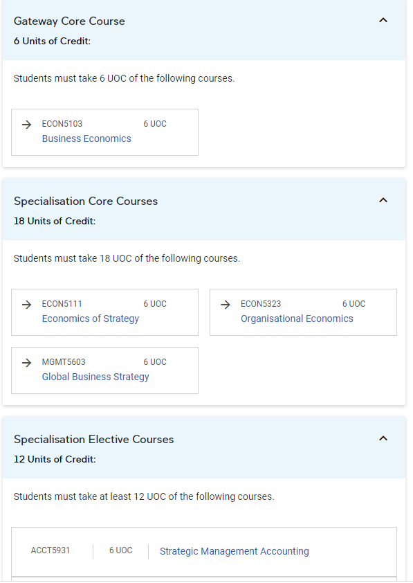 求UNSW 的master of commerce，business strategy 就业方向? - 知乎