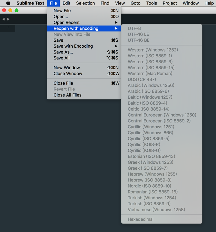 sublime text 3中配置好php，左下角的默认编码格式是ASCII，怎么转成utf-8格式? - 知乎
