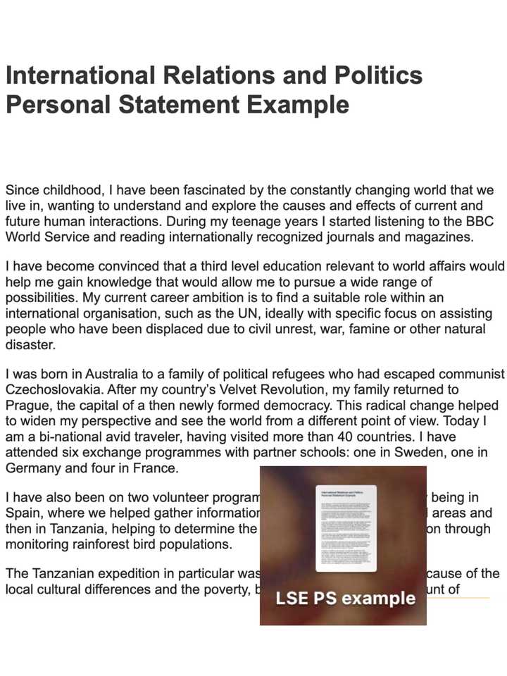 有没有什么写得好的personal statement sample ？ - 知乎