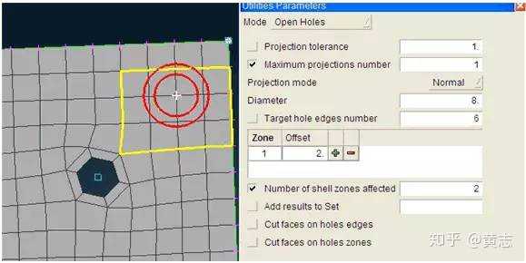 ANSA画网格怎么处理孔并加washer？ - 知乎