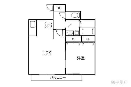 想问一下日本那些1R、1K、1DK 和 1LDK的公寓有什么区别？ - 知乎