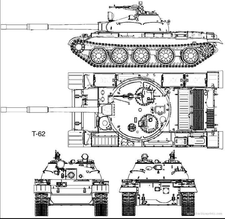 如何评价T-62主战坦克？ - 知乎