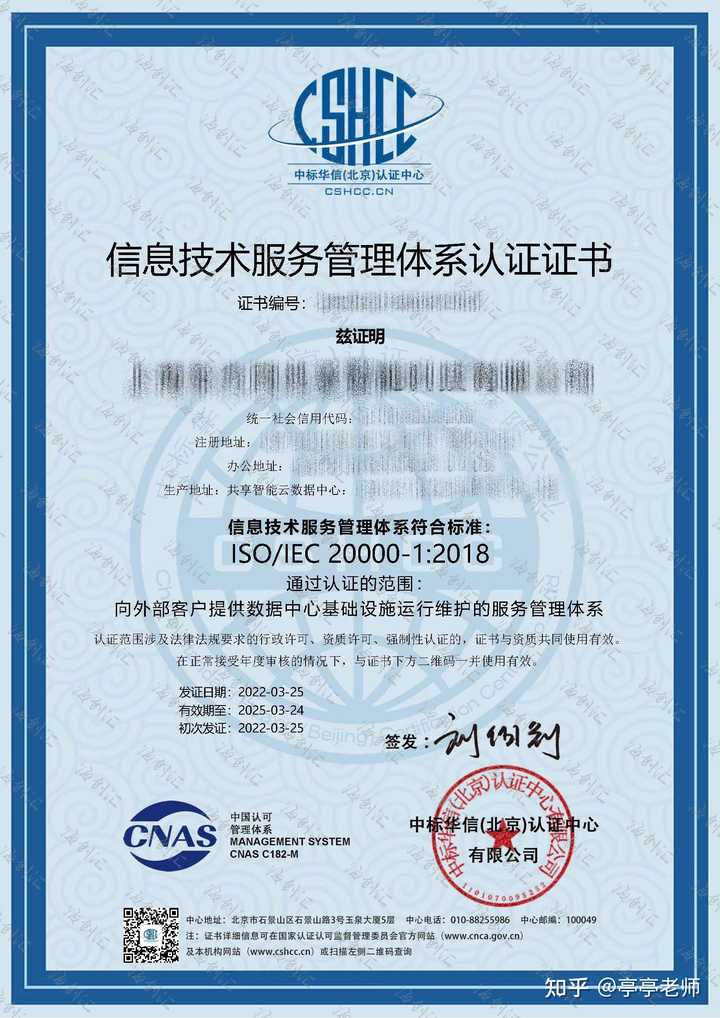 ISO证书上的CNAS、IAF、ANAB标识是什么意思？ - 知乎