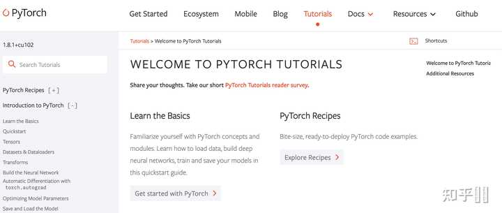 有python功底的初学者学习pytorch，有什么书或者教程可以推荐吗？ - 知乎