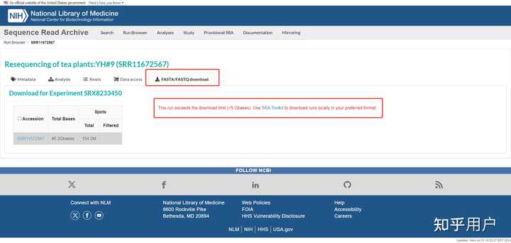 如何根据biosample,bioproject,SRA accession获取全基因组? - 知乎