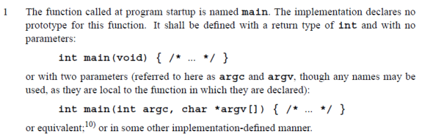 C 语言中 int main() 和 void main() 有何区别？ - 知乎
