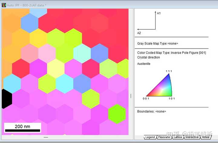 ebsd的IPF图怎么分析晶粒取向？ - 知乎